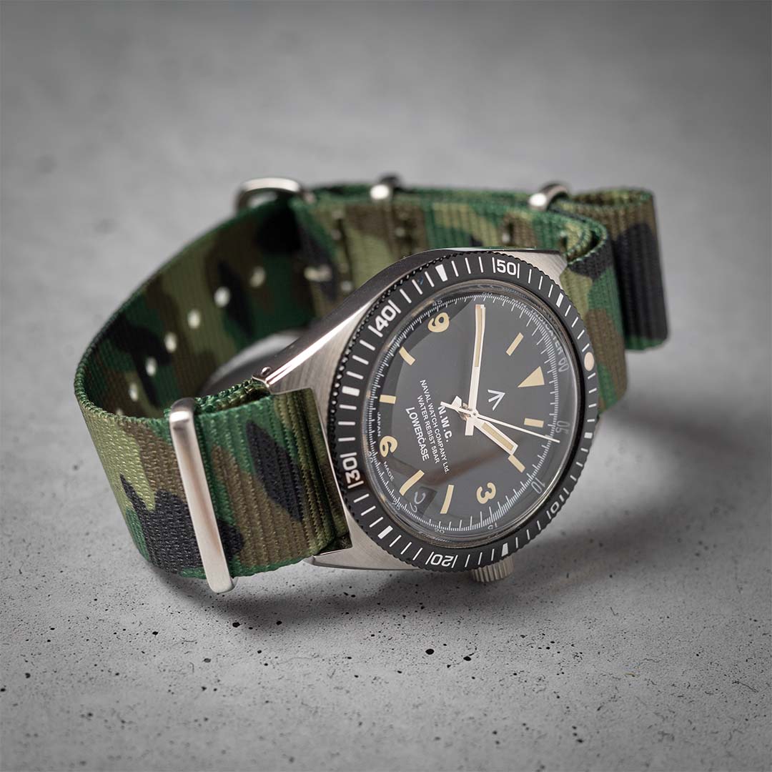 time+ Nylon Camouflage Military Watch Strap